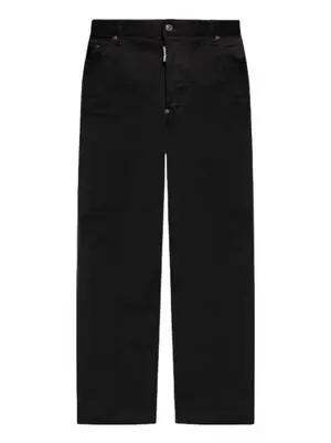 Dsquared2 Straight Leg Loose Jeans - Black