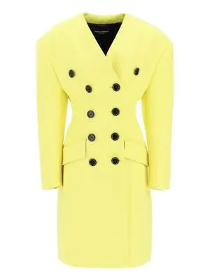 DOLCE & GABBANA Dolce & Gabbana Double-Breasted Drop Shoulder Coat
