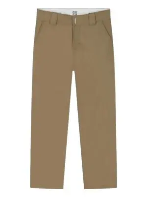 Givenchy Logo Plaque Trousers - Gray