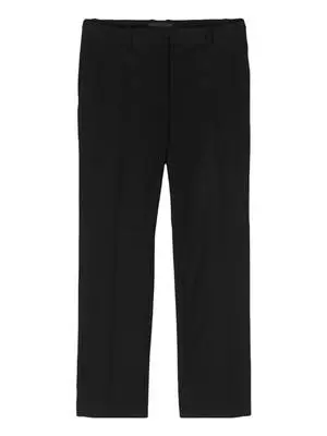 JOSEPH Gabardine Coleman Tailored Trousers - Black