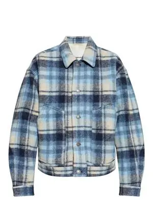 Isabel Marant Étoile Forest Plaid Jacket - Blue