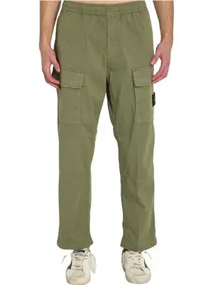 Stone Island Loose Cargo Pants - Military Green