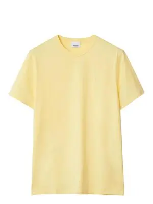 Burberry Short Sleeve T-shirt - Yellow