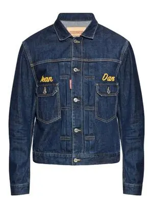 Dsquared2 Buttoned Denim Jacket - Blue