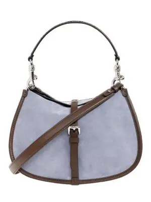 Etro Small Shoulder Bag With Buckle Detail - Gray