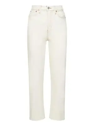 RE/DONE 70s Cigarette Tube Jeans - White