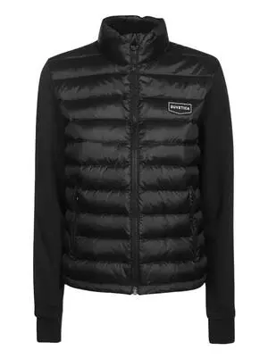Duvetica Benefica Logo Mix Down Jacket - Black