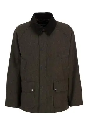 Barbour Corduroy Shirt Jacket - Black