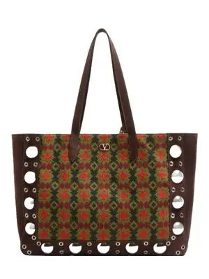 VALENTINO Valentino Garavani Nellcôte Large Jacquard Tote Bag