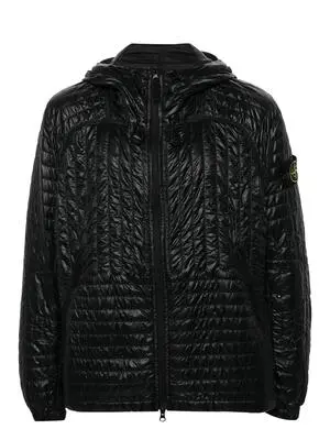 Stone Island Compass Badge Quilted Jacket - Black