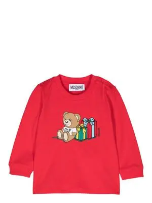 Moschino Teddy Bear-print T-shirt - Red