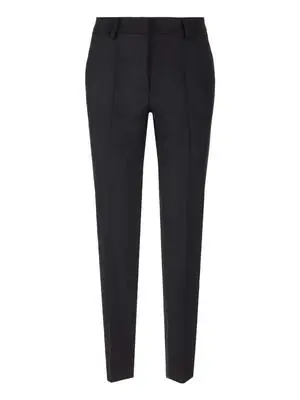 P.a.r.o.s.h Tailored Straight-leg Trousers - Black