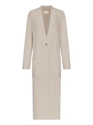 Loulou De Saison Maxi Knit Cardigan - Nude