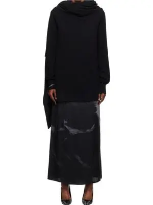 ANN DEMEULEMEESTER Nadine Turtleneck Sweater - Black