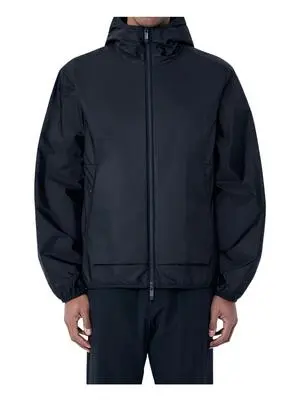 Moncler Long-sleeved Casual Jacket With Hood - Black