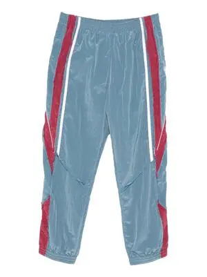 Martine Rose Striped Straight-leg Trousers - Blue