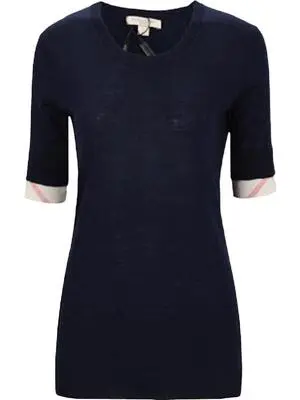 Burberry Round Neck Sweater - Black