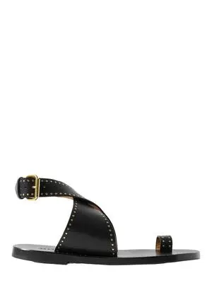 Isabel Marant Étoile Jools Studded Leather Sandals - Black