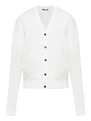 Jacquemus V-neck Knitted Cardigan - White