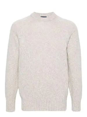 DRUMOHR Crew Neck Knit Sweater With Ribbed Cuffs And Hem - Multi