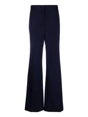 Stella McCartney High Waist Flared Trousers - Black
