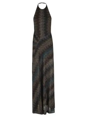 Missoni Halter Neck Maxi Dress - Black