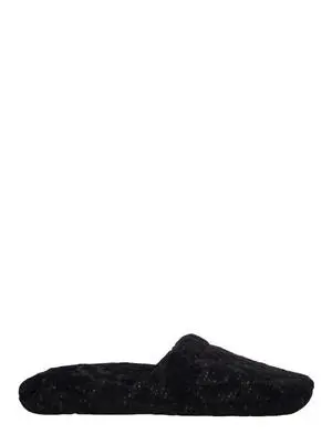 VERSACE Versace Round Toe Flat Slippers