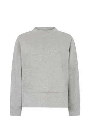 Peserico Side Slits Long Sleeved Sweatshirt - Gray