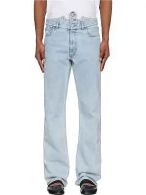 Coperni X Disney Denim Trousers - Gray