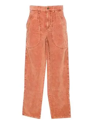 Isabel Marant Étoile Onyta Straight Leg Trousers - Red