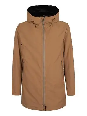Herno Hooded Zip-up Parka - Cammello