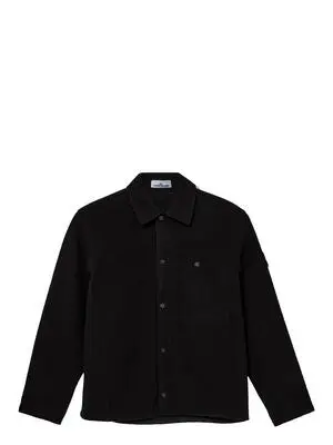 STONE ISLAND Stone Island Logo Patch Overshirt