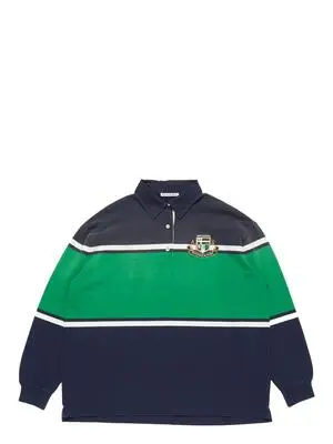 Acne Studios Long Sleeve Polo Dress - Blue