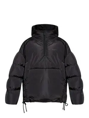 Dsquared2 Half-zip Hooded Down Jacket - Black