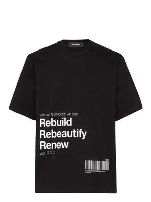 Dsquared2 Graphic-print T-shirt - Black