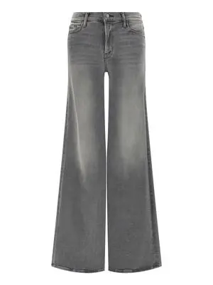 MOTHER Jeans With Belt Loops - Gray