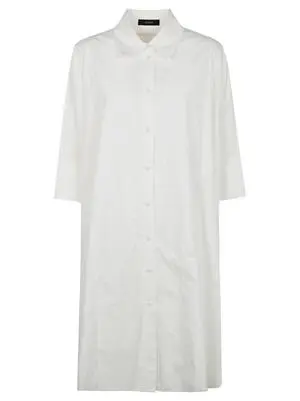 JOSEPH Dania Midi Dress - White