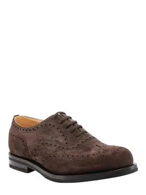 Church's Amersham Suede Lace-up Shoe - Black