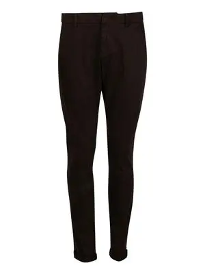 DONDUP Belt-loop Casual Pants - Black