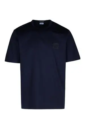 C.P. COMPANY Short-sleeved Crewneck T-shirt - Black