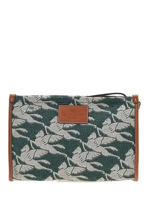 Etro Patterned Clutch - Brown