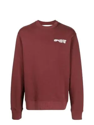 Off-White Carlos Arrow Crewneck Sweatshirt - Red