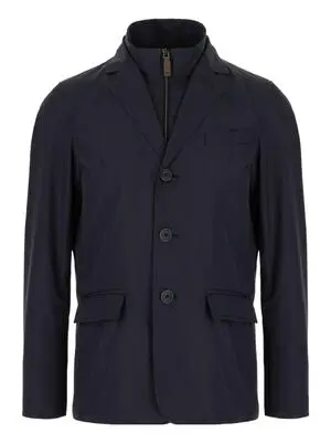 Herno Long-sleeved Casual Jacket - Black