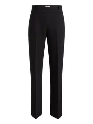Khaite Cambie Wool Casual Pants - Black