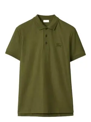 BURBERRY Burberry Logo Embroidered Short-Sleeved Polo Shirt