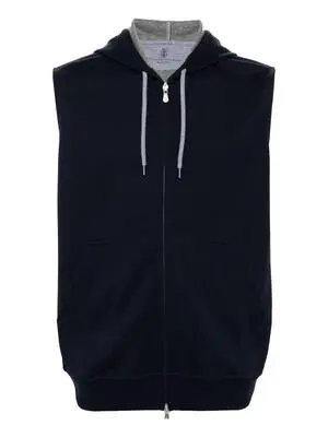 BRUNELLO CUCINELLI Brunello Cucinelli Drawstring Sleeveless Hoodie
