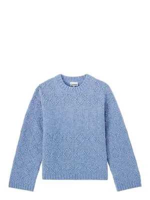 GANNI Ganni Bubble Wool Blend Sweater