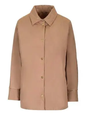 Max Mara Buttoned Long-sleeve Jacket - Nude