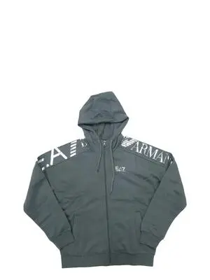 EA7 Hooded Zipper Sweater - Gray