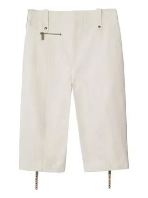 BURBERRY Burberry Zip-Detailed Cropped Trousers